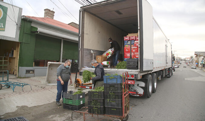 Luego de 3 días “varado” en Neuquén, llegó camión con frutas y verduras ...