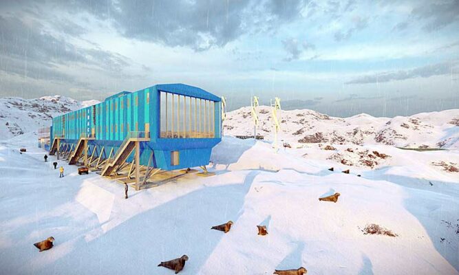 Proyectan construir moderna base científica de 3.400 m2 en la Antártica ...
