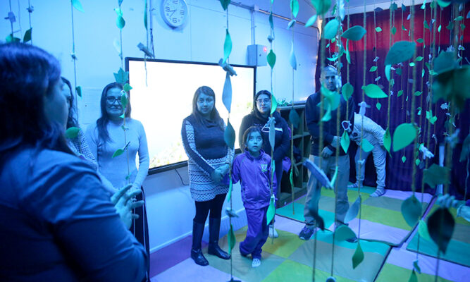 Experiencia única vivió Escuela Villa Las Nieves con laberinto ...